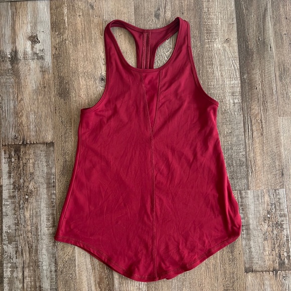 ZYIA | Tops | Zyia Cranberry Effortless Tank Long Xs | Poshmark